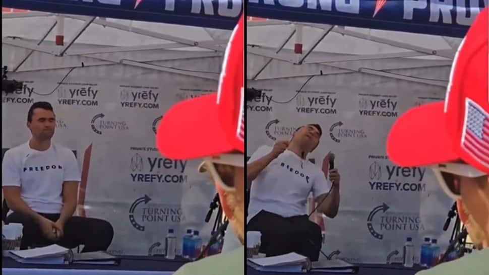 Charlie Kirk Shooting Video: Moment When Trump Aide Was Shot Caught On ...