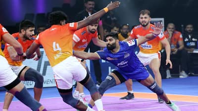 PKL 12: Vinay Shines As Haryana Steelers Beat Table-Toppers Puneri ...