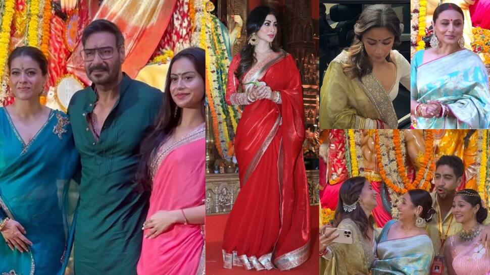 Durga Puja 2025 Celeb Spotting: Kajol, Alia Bhatt, Ajay Devgn, Rani ...