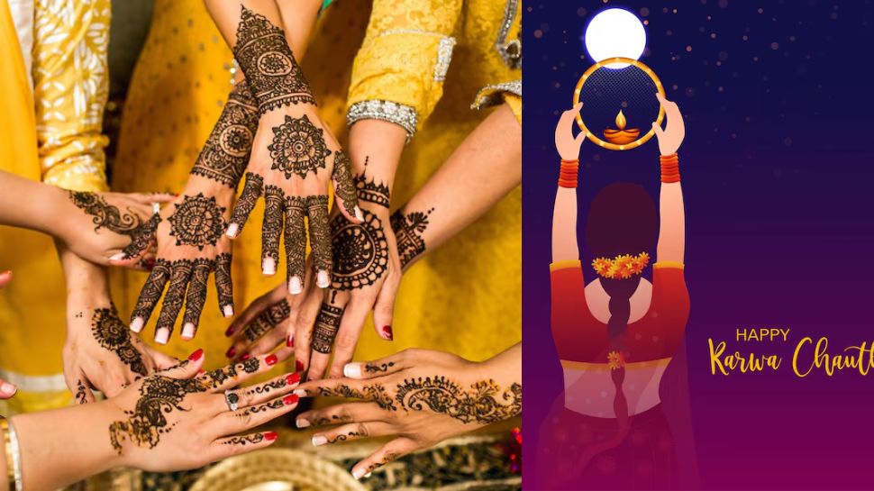 Karwa Chauth 2025: 6 Easy And Quick Mehndi Designs For Working Women To ...