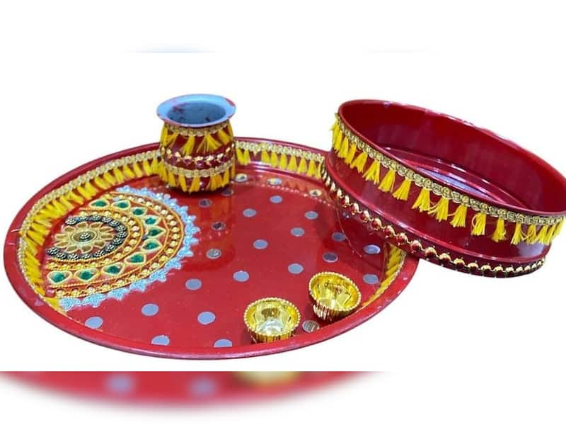 Happy Karwa Chauth 2025: 10 Stunning And Easy DIY Thali Decoration ...