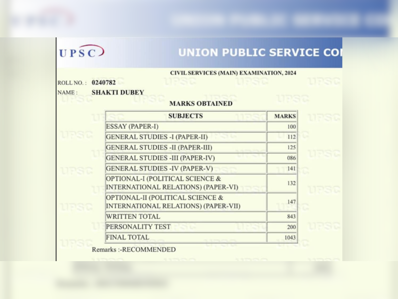 Meet Woman IAS Officer Who Secured AIR 1, Cracked Exam In 5th Attempt ...