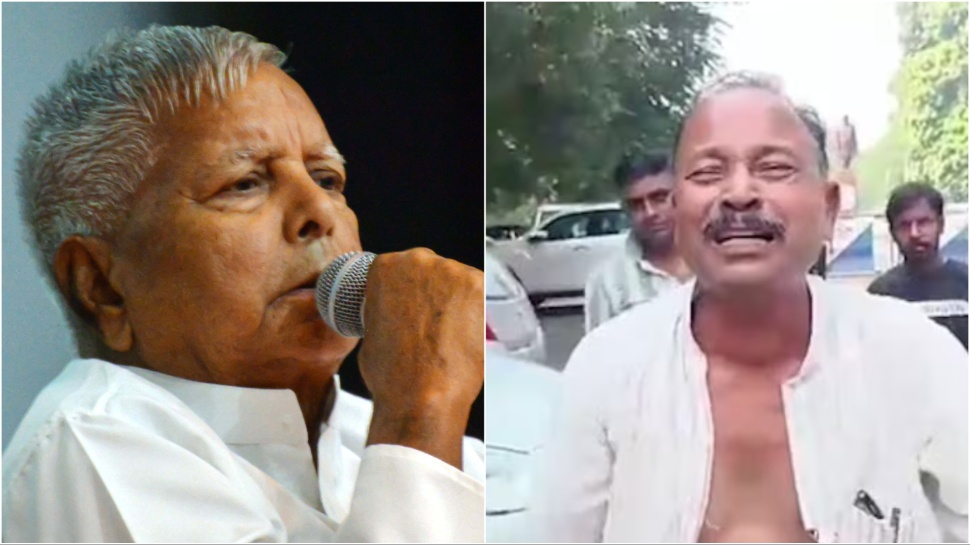 VIRAL VIDEO: RJD's Madan Shah Cries Outside Lalu Yadav's House Over ...