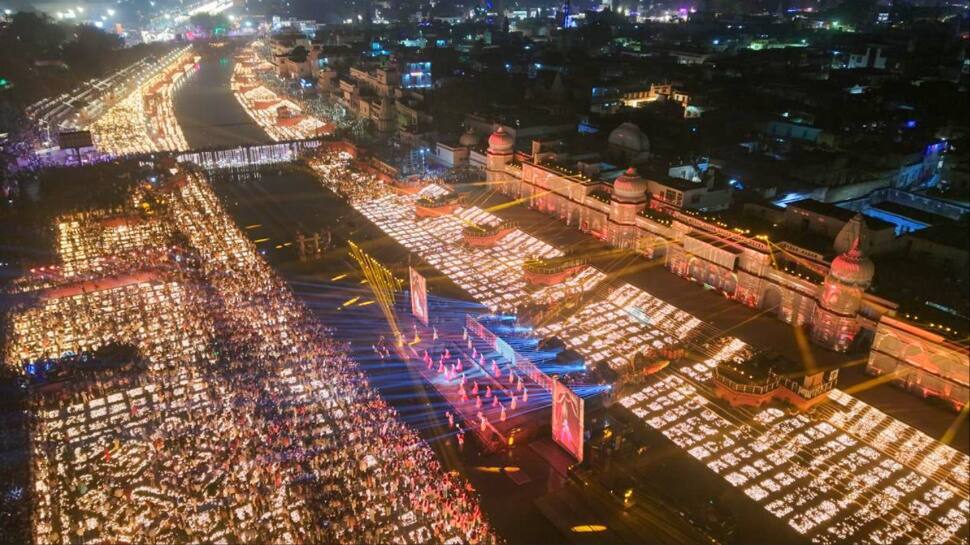 Ayodhya Deepotsav 2025: City Shines With 26.17 Lakh Diyas, Dazzling ...