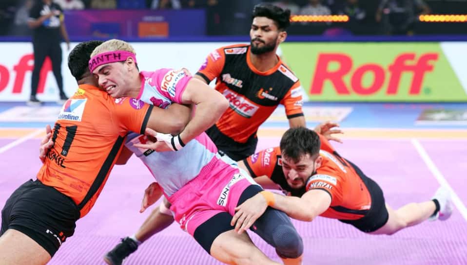 PKL 12: Ajit Chouhan Stars As U Mumba Edge Jaipur Pink Panthers 37-36 ...