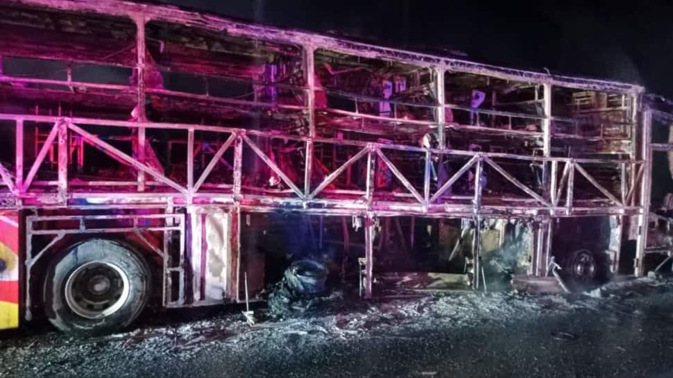 Kurnool Bus Accident: 20 Die, 12 Injured After Volvo Catches Fire In ...
