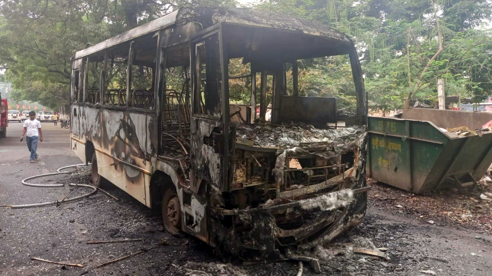 Andhra Pradesh Bus Fire: Bike Crash, Petrol Leak, Atleast 20 Killed ...