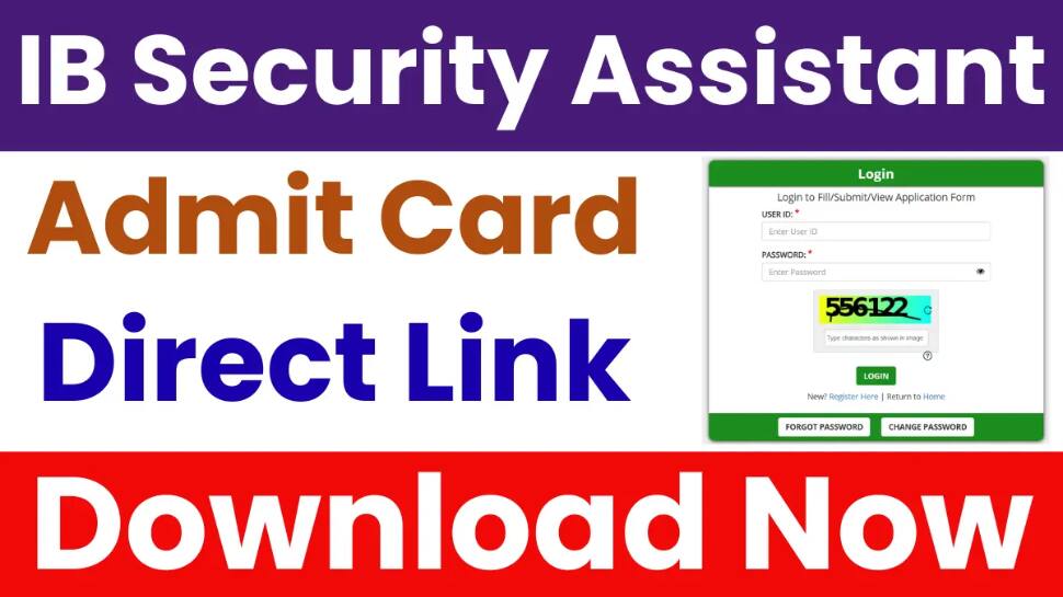 IB Security Assistant MT Admit Card 2025 Released: Check How To ...