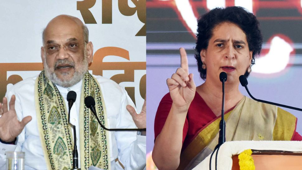 ‘Jungle Raj’ Vs ‘No Double Engine’: Shah, Priyanka Trade Barbs Ahead Of ...