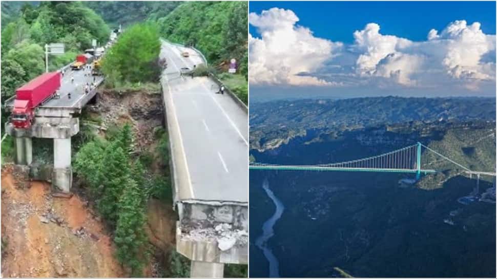 WATCH: China's Newly Opened Hongqi Bridge Collapses In Massive ...