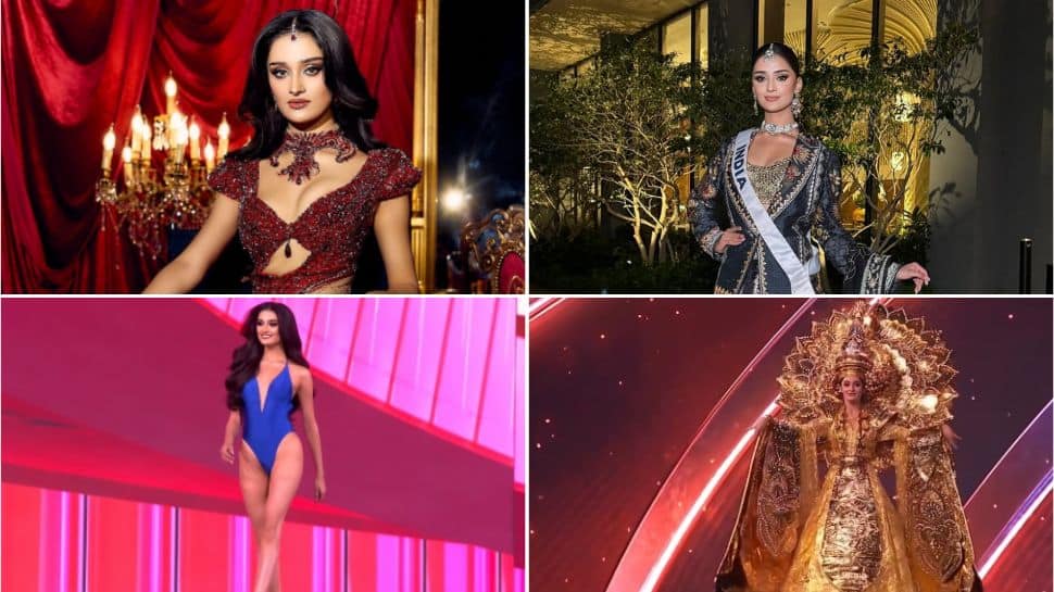 Miss Universe 2025: Best Looks Of India’s Manika Vishwakarma — From Swimsuit Round To National ...