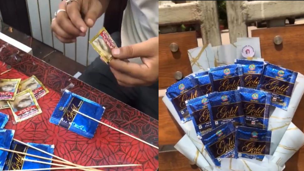 Woman Gifts Boyfriend Gutka Bouquet; Netizens Say ‘Love Is Cancerous ...