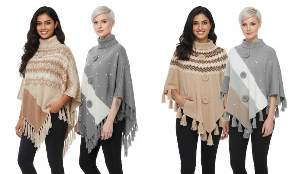 Elegant Women’s Winter Ponchos That Blend Warmth, Style, and Everyday ...