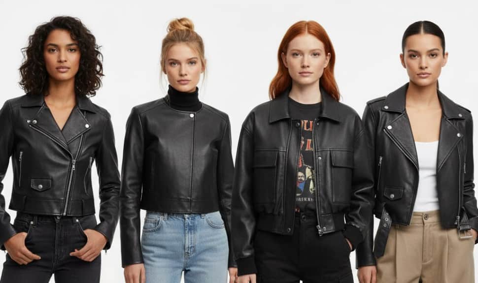 Chic Leather Crop Jackets Every Woman Wants This WInter Season ...