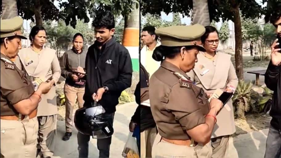 Viral Video: UP Cop's Moral Policing Sparks Outrage After Woman ...