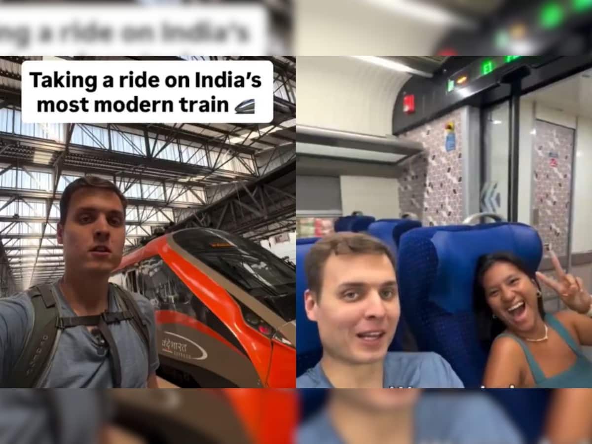 Foreigner Reviews Vande Bharat Services - From Seats, Meals To Toilets ...