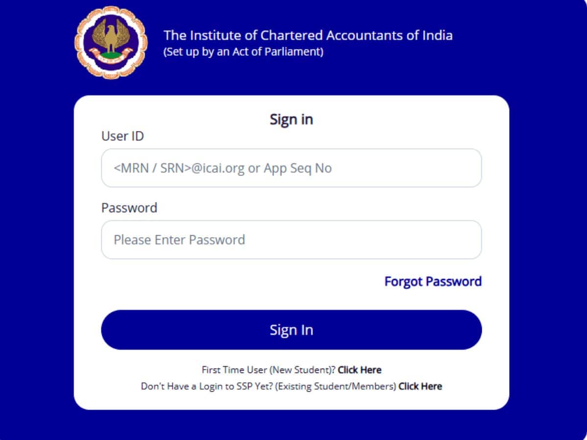 ICAI CA Foundation January Session 2026 Admit Card Out At eservices ...