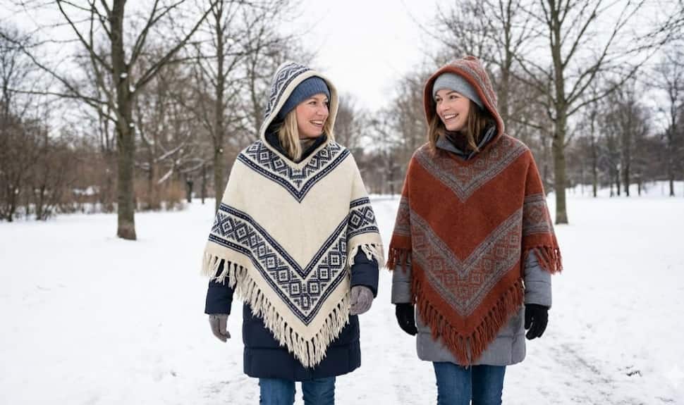 Winter Ponchos for Women That Feel Cozy and Look Elegant | Apparel News ...