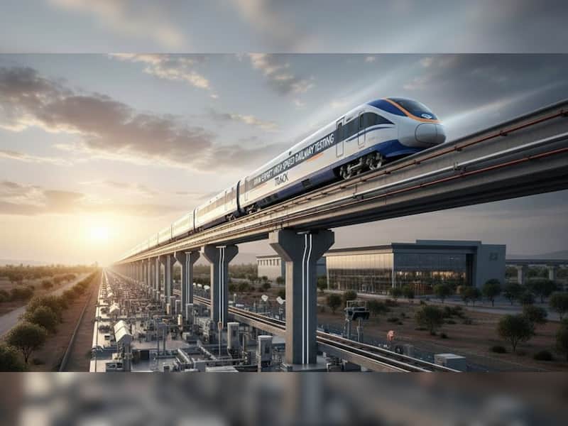 India’s First High-Speed Railway Testing Track: 64-Km Corridor In ...