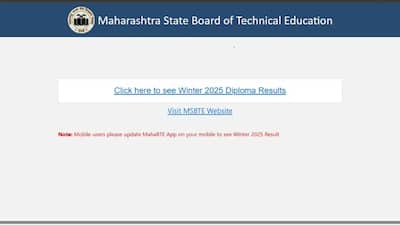 MSBTE Winter Semester Result 2025 OUT: Check How To Download Scorecard ...