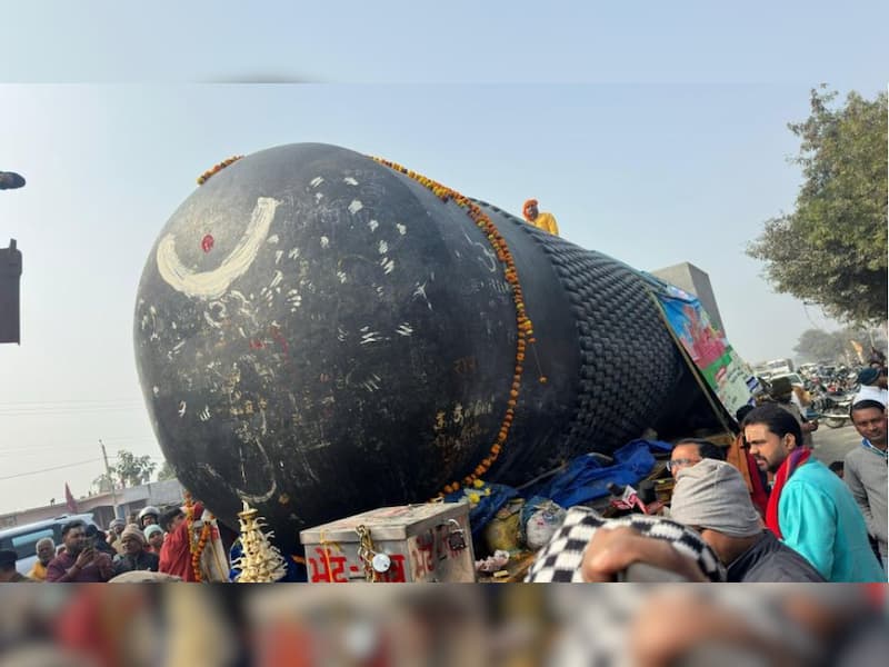 World's Largest Shivling: Made From Single Stone, Measures 33 Feet Tall ...