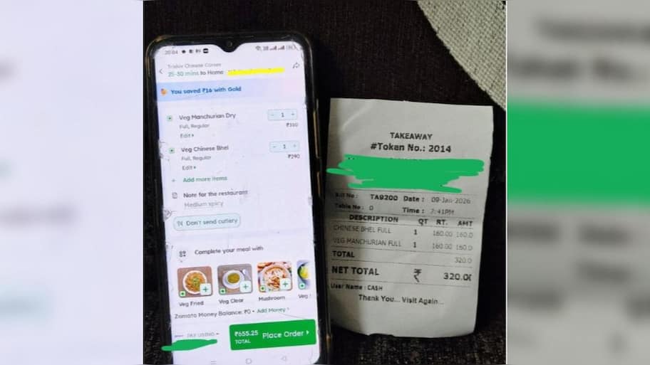 Viral: Rs 320 Or Rs 655? Influencer Shows Price Gap On Zomato, Company ...