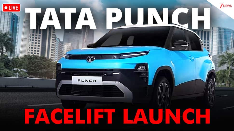 Tata Punch Facelift Launched LIVE: Launched At Rs 5.59 Lakh, 0-100 kmph ...