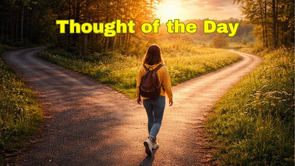 Thought of the day: 'It's never too late to return from a wrong path ...
