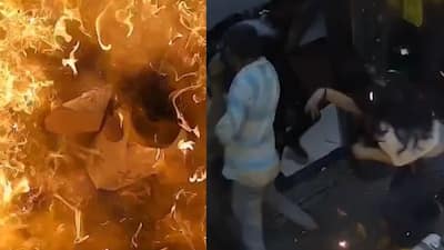Gas-filled balloons catch fire inside the lift in Mumbai high rise ...