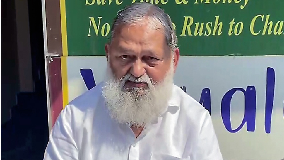 Haryana Health Minister Anil Vij breaks both legs after slipping at ...