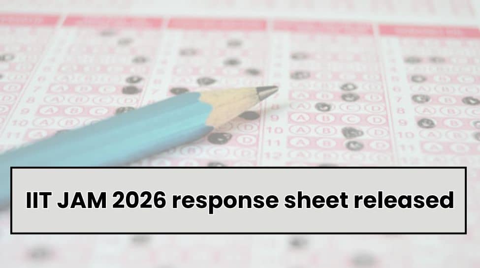IIT JAM 2026 response sheet released: Check how to download, raise ...