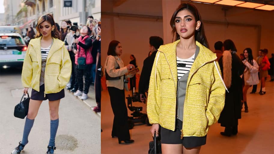 Sreeleela turns heads at Milan Fashion Week 2026, take a look at her ...