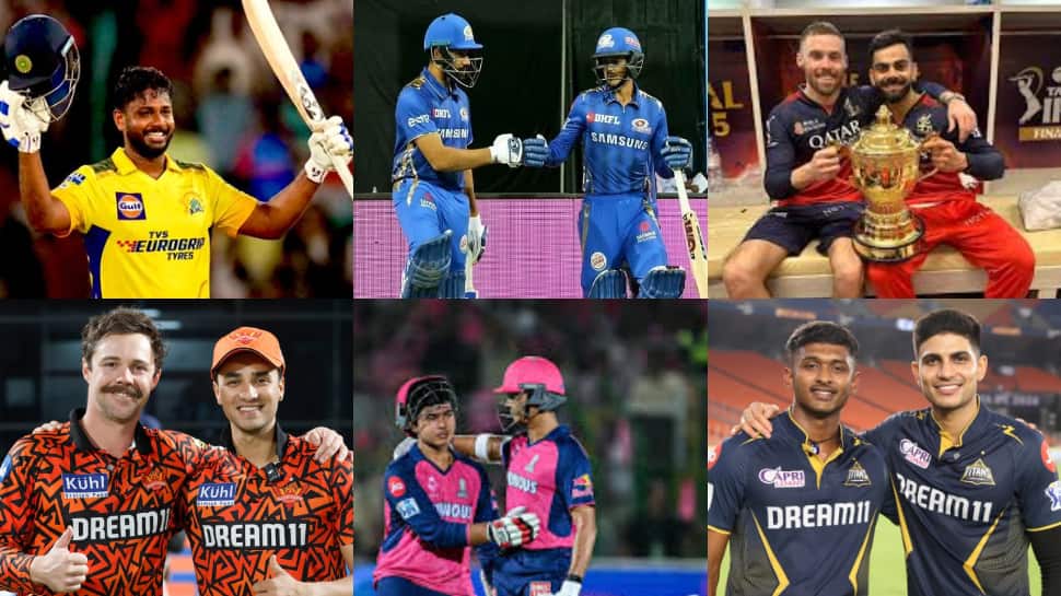 Meet Confirmed Openers of RR, RCB, CSK, MI, KKR, PBKS, GT, LSG, DC, SRH ...