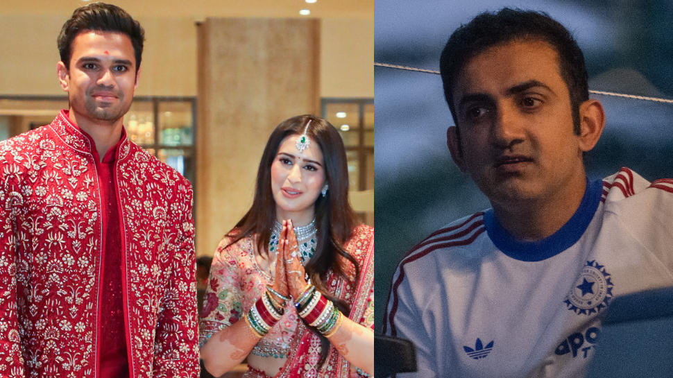 Gautam Gambhir attends Arjun Tendulkar's wedding hours before IND vs ...