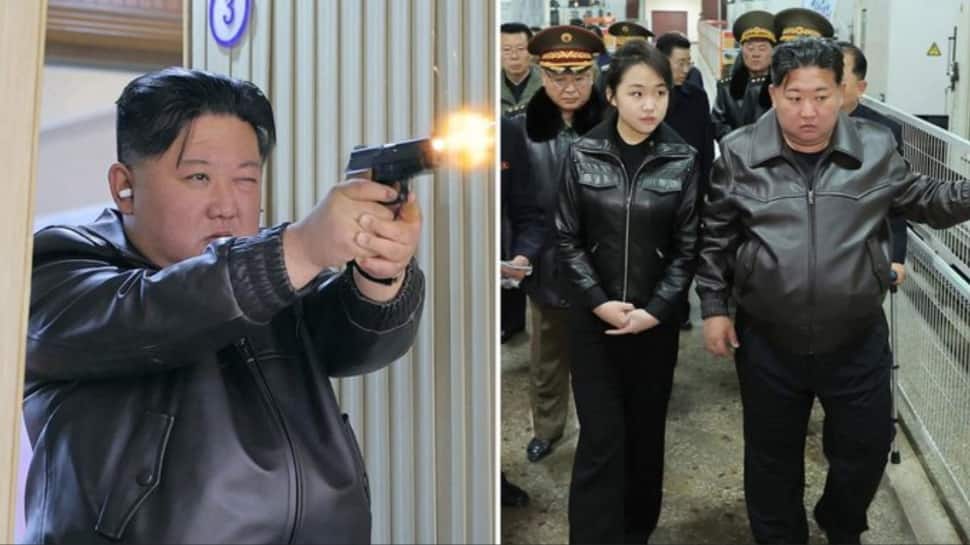 Kim Jong Un and daughter Kim Ju Ae take aim at ammo factory & the Choe ...