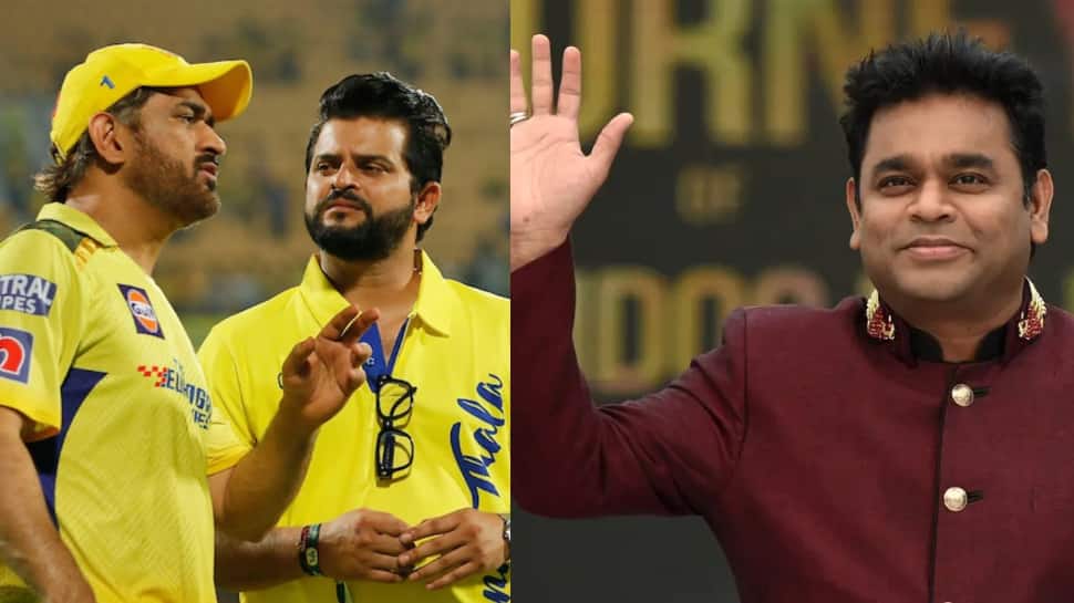 CSK ROAR '26: MS Dhoni, Suresh Raina Reunion + AR Rahman live at ...