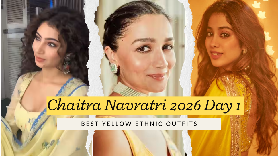 Chaitra Navratri 2026 Day 1: From Sara Arjun to Alia Bhatt, best yellow ...