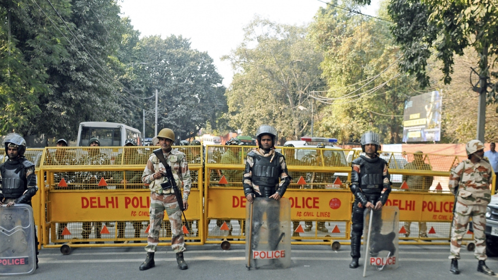 Delhi Assembly security breach: Car rams gate, Police arrest suspect ...