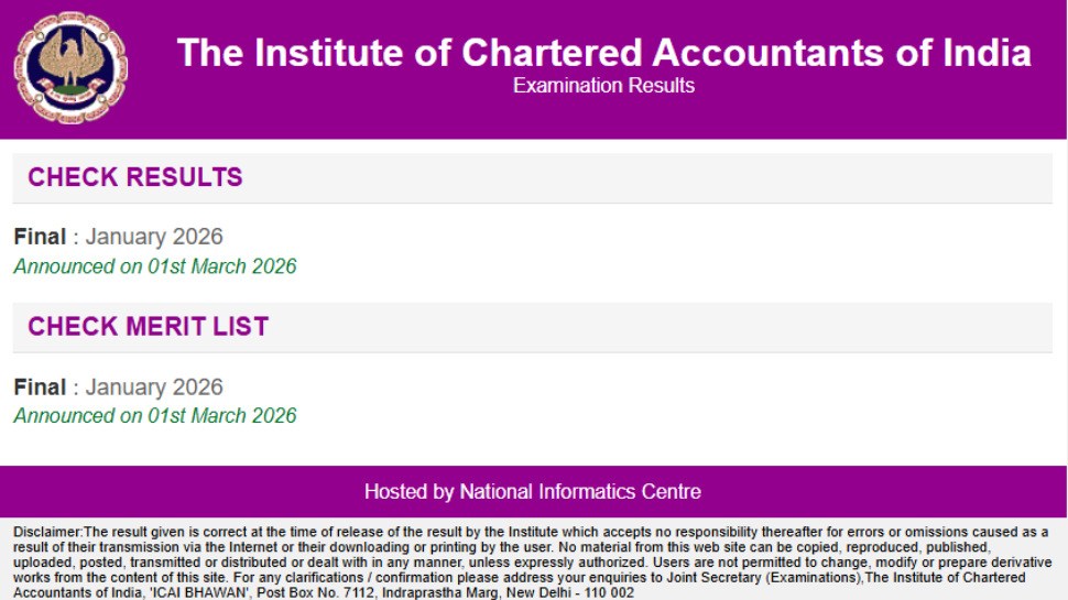 ICAI CA final exam new rule 2026: Check revised schedule, attempt limit ...