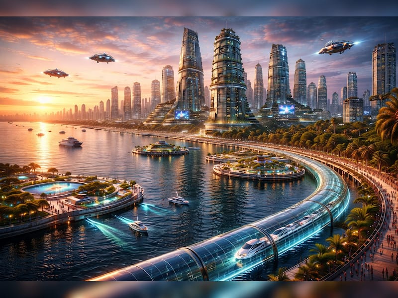 Cyberpunk India: AI imagines our metro cities in 2070 | News | Zee News