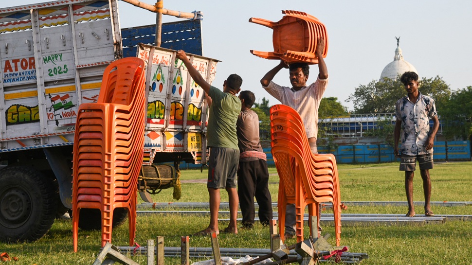 In Pics: Brigade Parade Ground gets ready for historic BJP govt oath ...