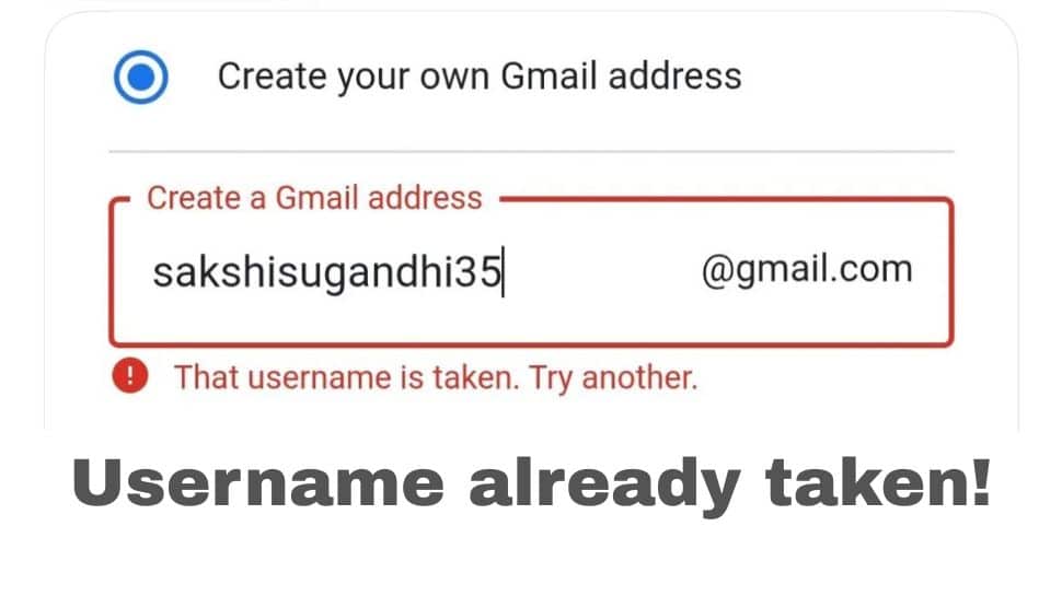 You type a gmail username and see ‘Username already taken’ – How Google ...