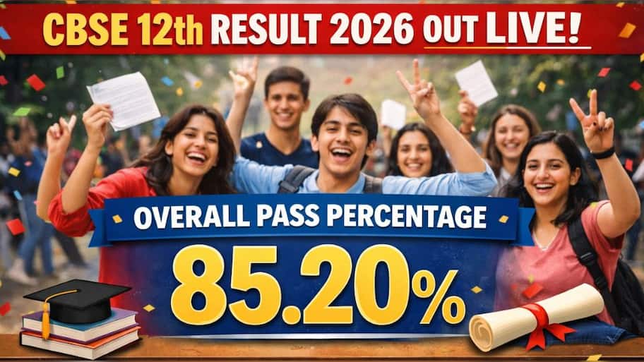 CBSE 12th Result 2026 out LIVE: Overall 85.20% pass percentage, topper ...