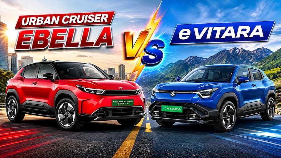 Toyota Urban Cruiser Ebella vs Maruti Suzuki e Vitara: Which electric ...