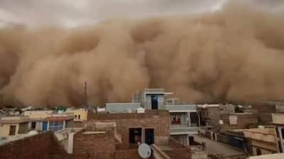 Day turns into night: Massive sandstorm engulfs Rajasthan's Bikaner ...