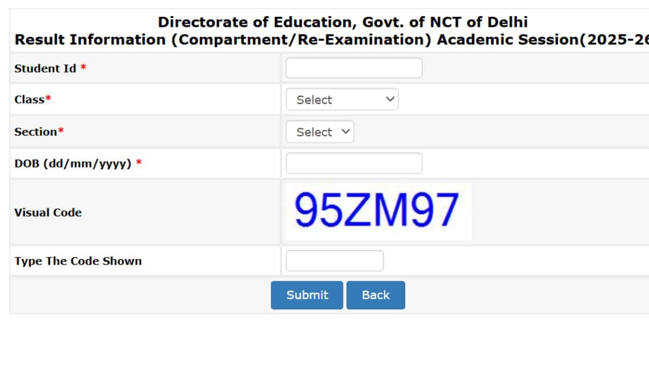 Delhi CM Shri school result 2026 out for Class 11 at edudel.nic.in ...