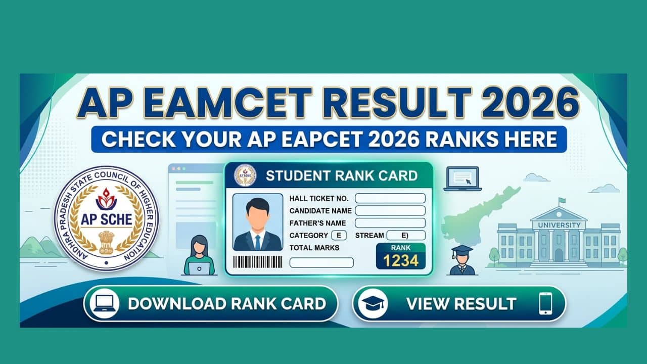 AP EAMCET result 2026 out at cets.apsche.ap.gov.in; Check date, time ...