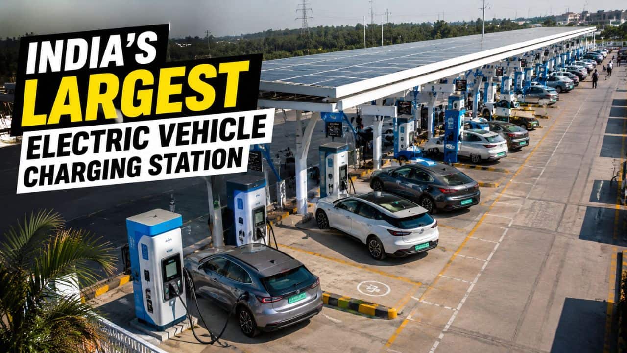 India's largest electric vehicle charging station: Over 210 charging ...