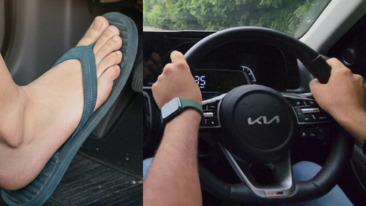 Can police fine you for driving car in slippers? Here's what Indian ...