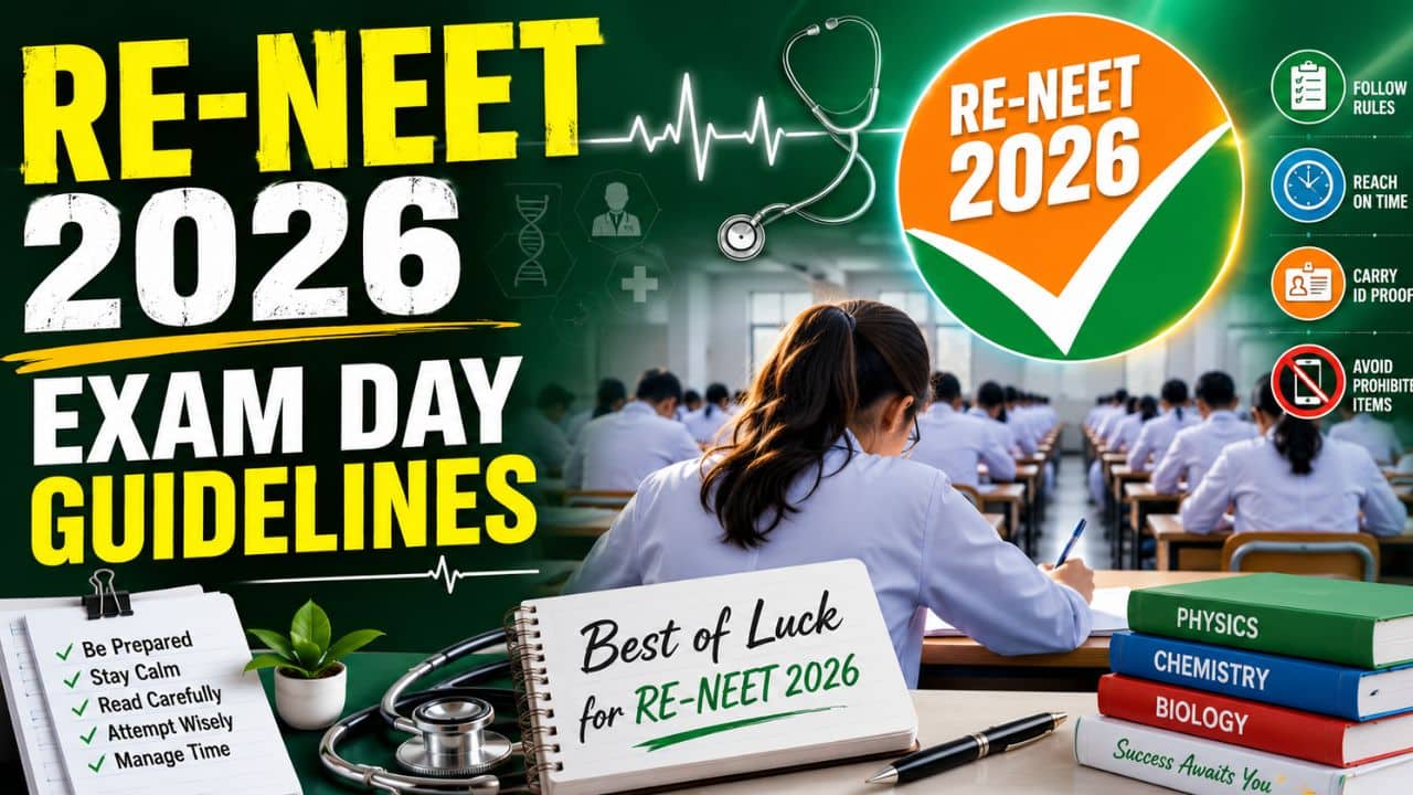 ‘No early exit, no late entry’: Important rules for Re- NEET 2026 by ...
